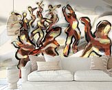 Glowing dancers van ART Eva Maria op canvas, behang en meer